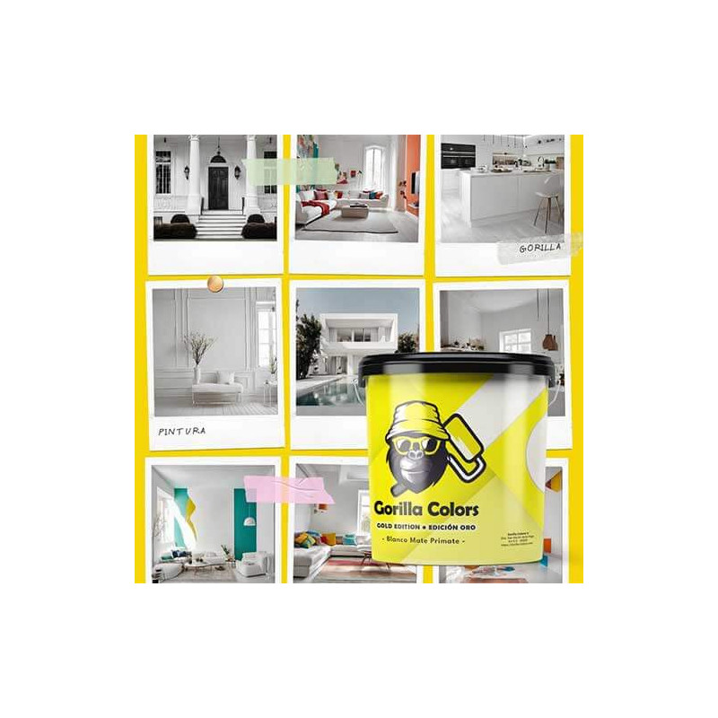 Pintura Plástica Mate Edición Oro Gorilla Colors OFERTA